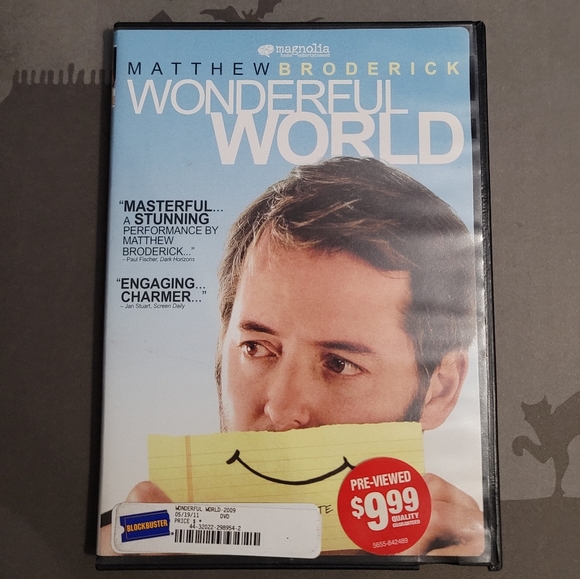 Media | 513 Wonderful World Dvd | Poshmark
